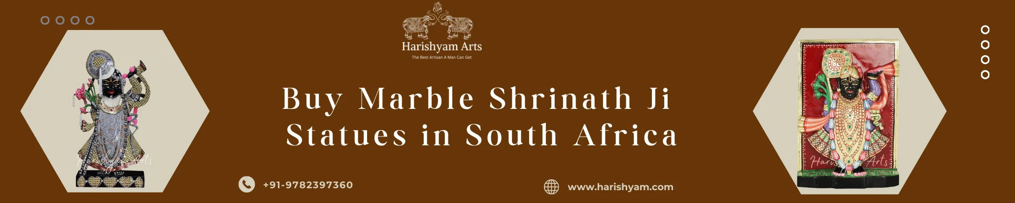Shrinath Ji Marble Statues South Africa | Murti