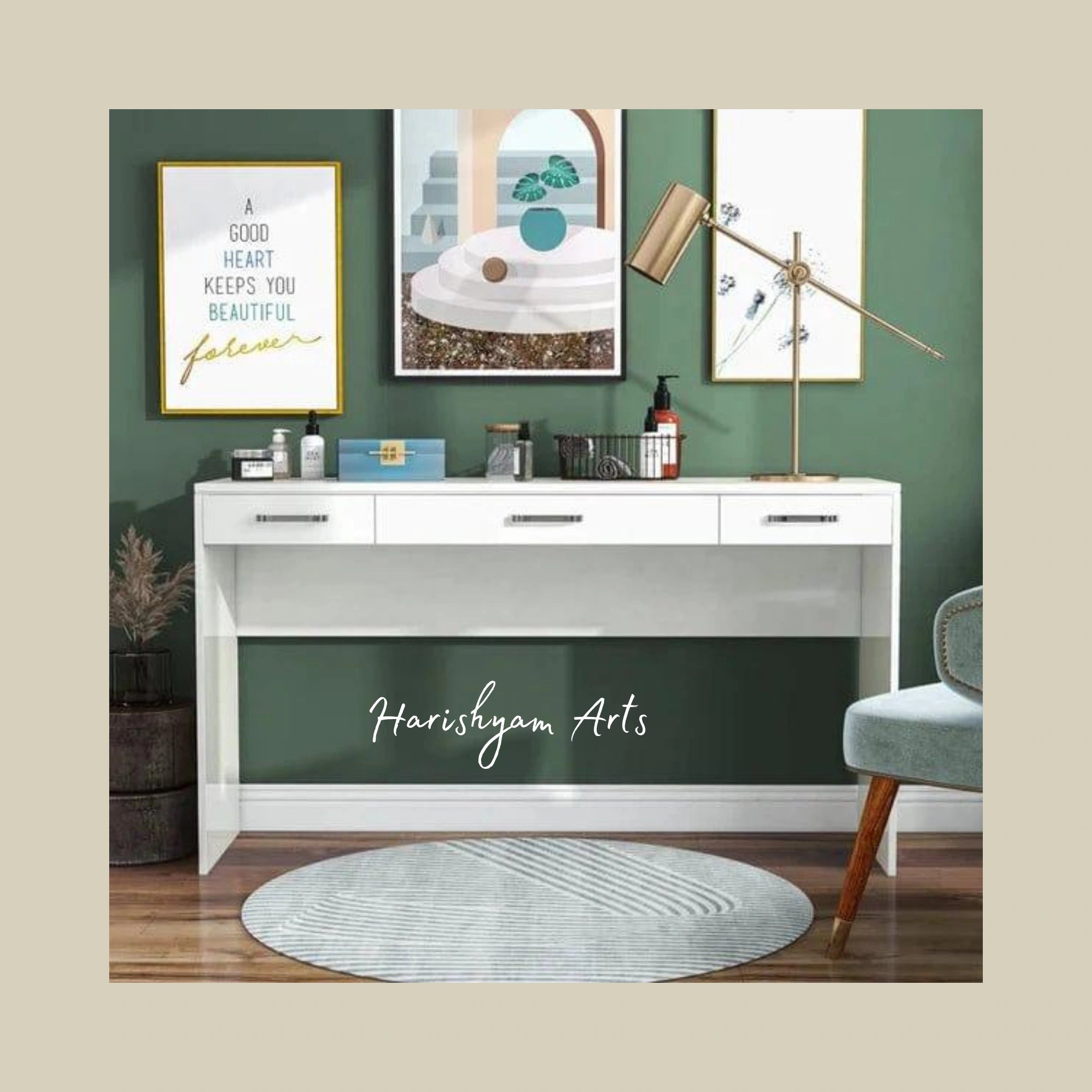 Sleek and Compact Study Table for Modern Interiors